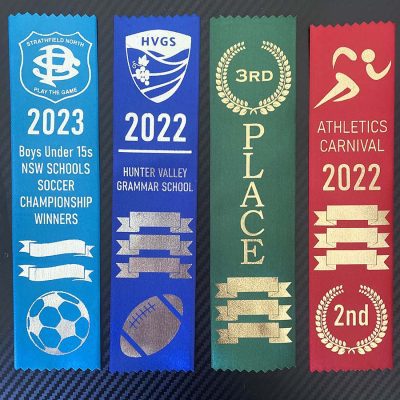 First Place Ribbons: Custom Award and Place Ribbons for your School or Club